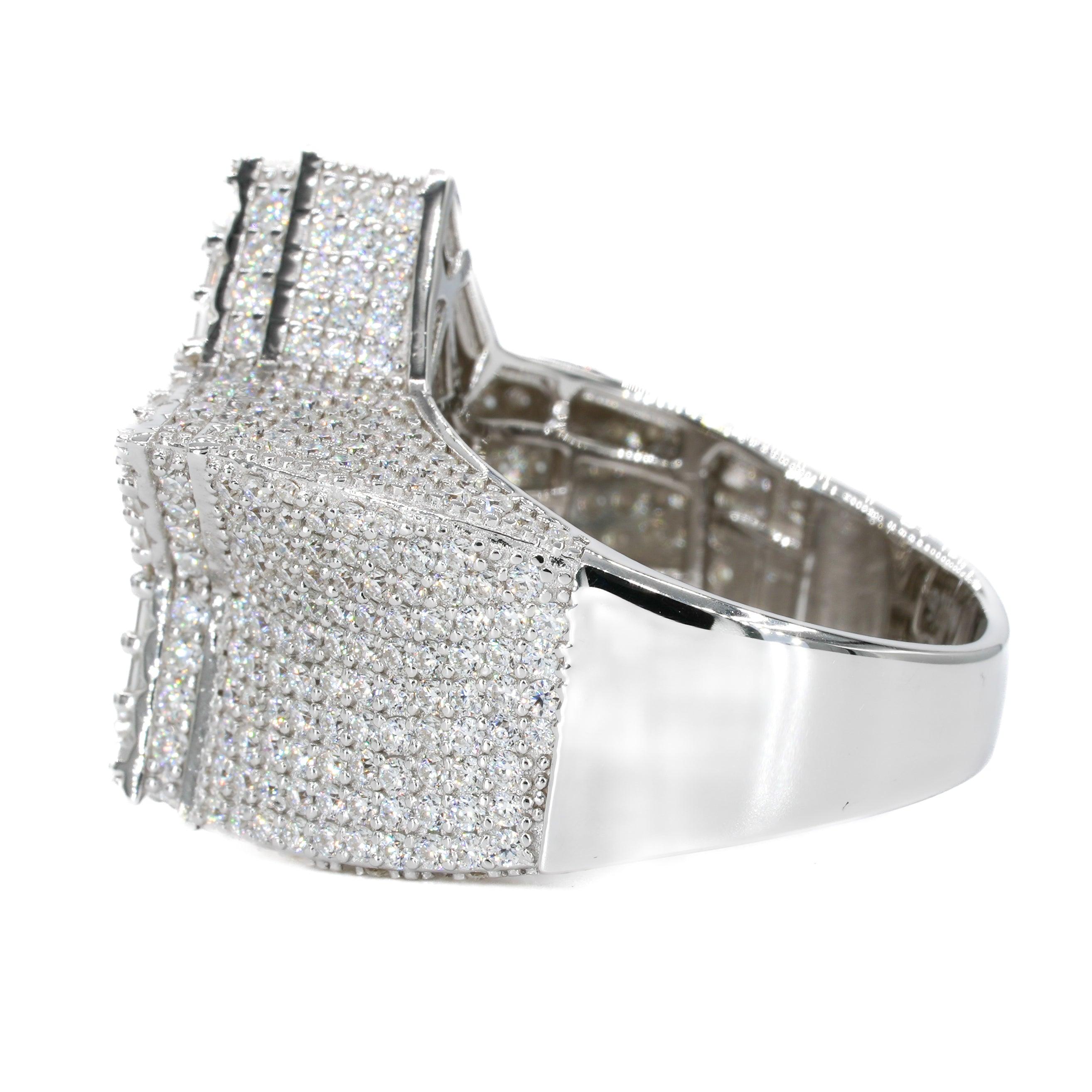 Baguette Parameter Star VVS Moissanite Diamond Ring – Moissanite Bazaar