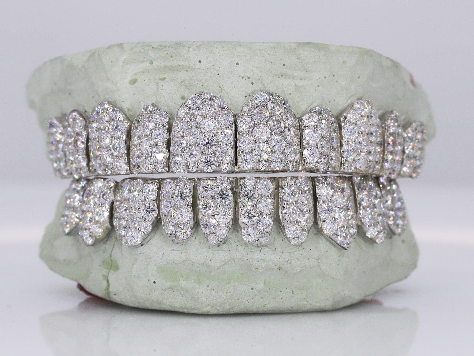 Jumbo VVS Moissanite Diamond Grillz – Moissanite Bazaar