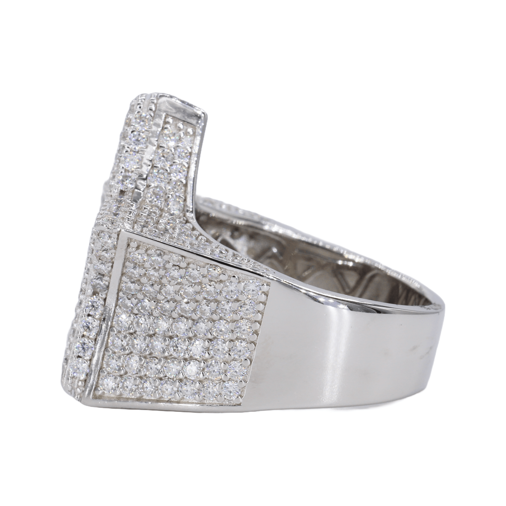Baguette Stripped Star VVS Moissanite Diamond Ring – Moissanite Bazaar