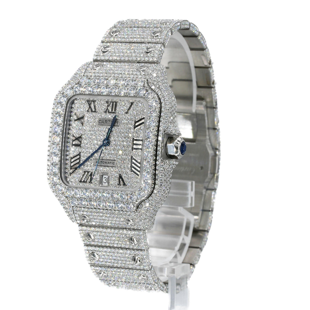 CS 41MM Moissanite Diamond Watch 20CT – Moissanite Bazaar